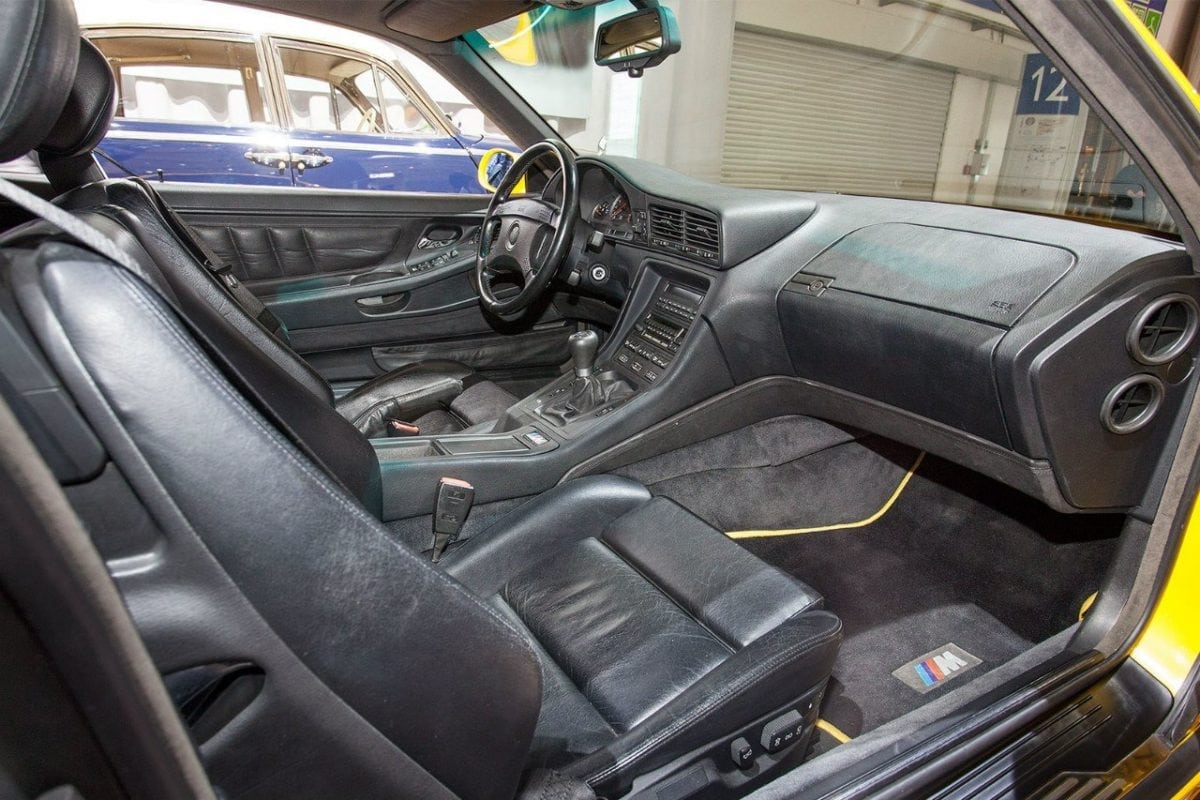Yellow BMW 850CSI - BMW Guide